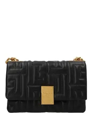 Balmain 1945 Soft Small Shoulder Bag - Black