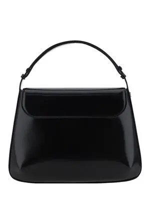 COURREGES Flip Handbag - Black
