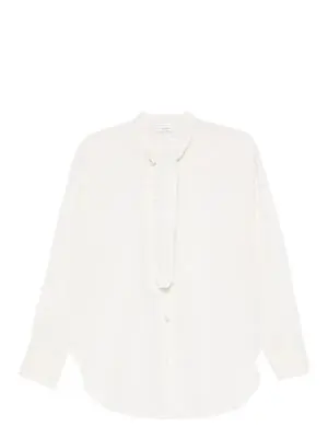FORTE_FORTE Ruffled Shirt - White