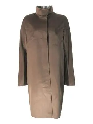 Max Mara Melina Logo Coat - Brown