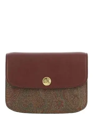 Etro Essential Jacquard Crossbody Bag - Red