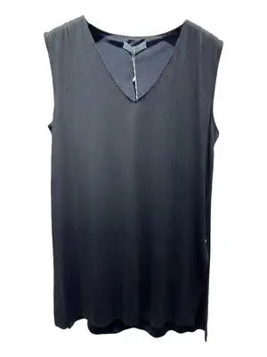 Max Mara V-neck Sleeveless Vest - Black