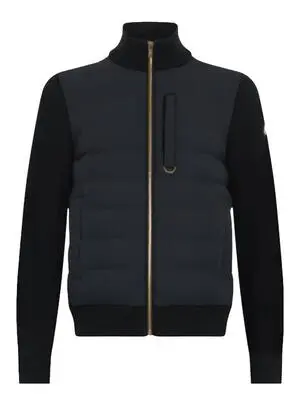 Moose Knuckles Down Jacket With Stand-up Collar - Black