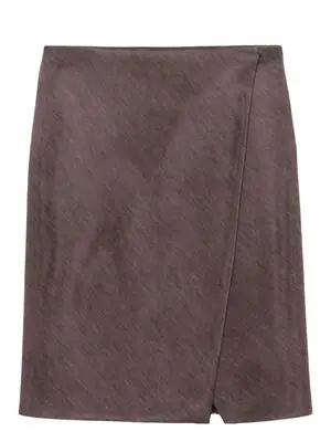 Philosophy Di Lorenzo Serafini Wrap Skirt - Brown
