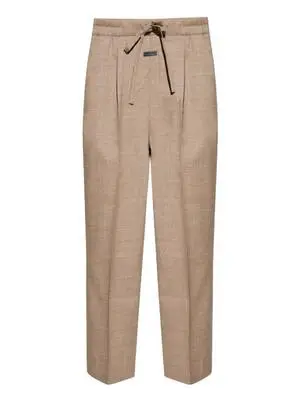 Fear Of God Pleated-front Drawstring Trousers - Brown