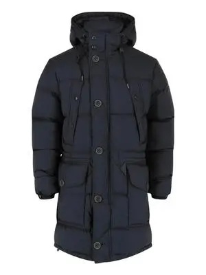 Burberry Long-sleeved Down Jacket - Navy