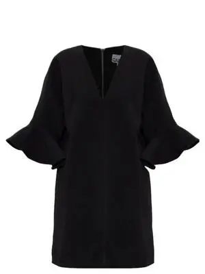 GANNI Ganni Mini Ruffle Dress