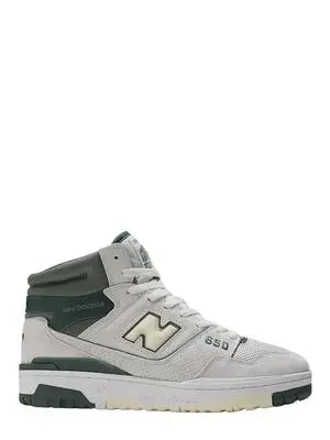 NEW BALANCE 650 High-top Leather Sneakers - Gray