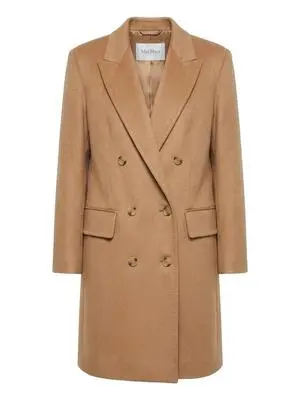 Max Mara Cosa Double-breasted Coat - Nude