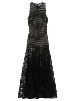 DAVID KOMA David Koma Sleeveless Round Neck A-Line Dress