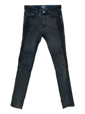 Kenzo Belt Loop Jeans With Logo Detail - Black