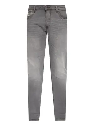 DIESEL® Diesel D-luster Slim-cut Jeans With Button Detail