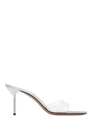 Paris Texas Lidia Almond Open Toe Sandals - Silver
