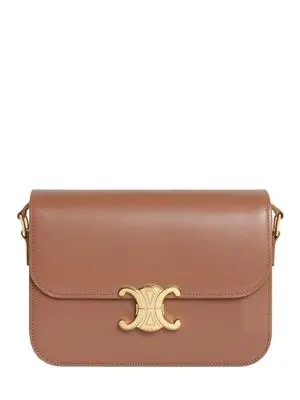 CELINE Celine Classique Triomphe Bag In Shiny Calfskin
