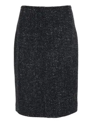 THE ROW Pencil Skirt With Back Slit - Black