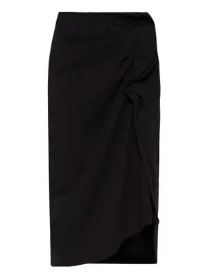 DRIES VAN NOTEN Dries Van Noten Asymmetrical Hem Midi Skirt
