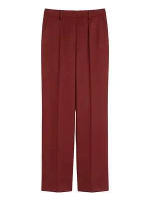 Max Mara Tailored Trousers - Raspberry Color
