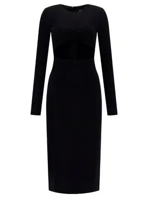 Dsquared2 Cut-out Round Neck Dress - Black