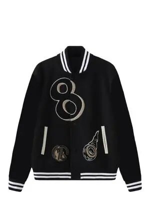 Marissa Chiara Graphic Long Sleeve Jacket - Black