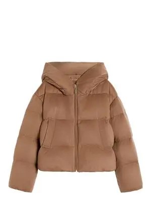 Max Mara Reversible Hooded Zip-up Jacket - Beige