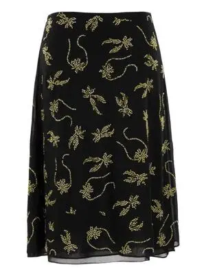 16Arlington Dafne Midi Skirt - Black