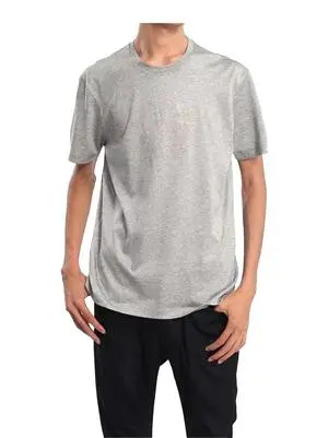 Versace Medusa Logo T-shirt With Round Neck - Gray