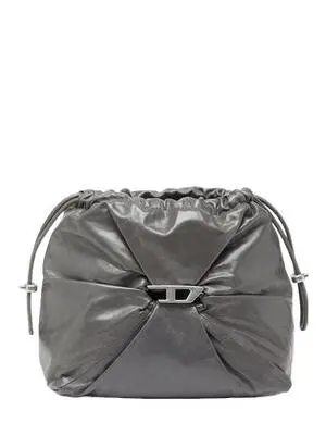 DIESEL® Diesel Scrunch-D Bucket Bag Grey