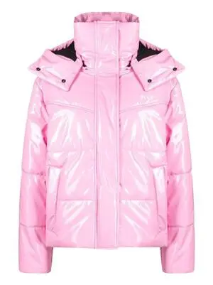 MSGM Padded Logo Jacket - Pink