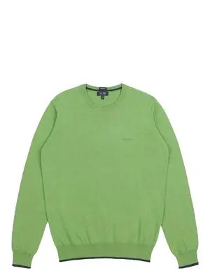 Emporio Armani Round Neck Patch Pullover - Green