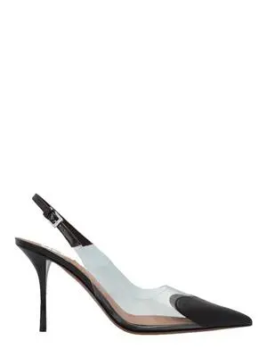 Alaïa Le Coeur Slingbacks - Aubergine