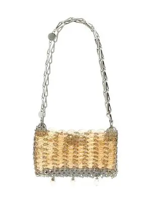 Rabanne 1969 Nano Crystal Resin Shoulder Bag - Nude