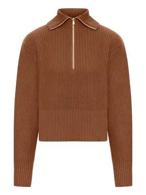 MAX MARA Max Mara Quarter-Zip Knitted Jumper