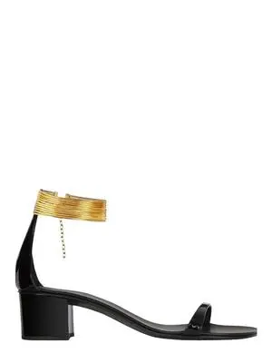 GIUSEPPE ZANOTTI Multi Wire Ankle Strap Sandals - Black