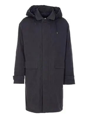 Herno Down Jacket With Hood And Drawstring - Black
