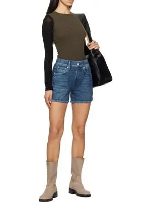 RAG  BONE Rag & Bone Miramar Denim Shorts - Multicolor