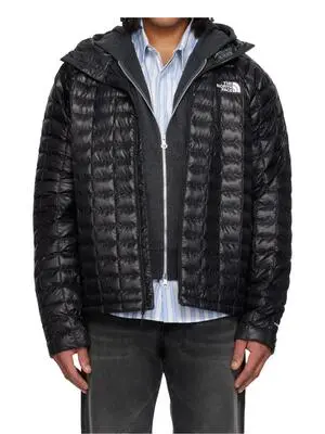 The North Face Thermoball Hooded Quilted Coat - Black