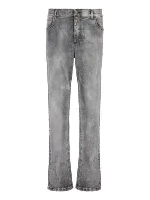 Balmain Regular-fit Denim Jeans - Gray