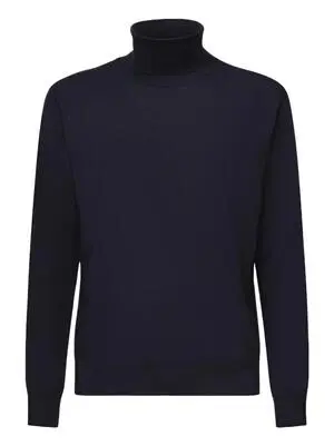 Eleventy Ribbed Cashmere Sweater - Black