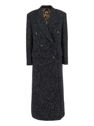 Dolce & Gabbana Double-breasted Long Coat - Black