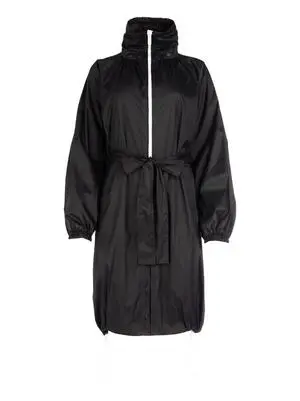 Givenchy Mid-length Belted Raincoat - Black
