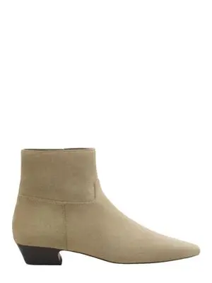 STUART WEITZMAN Stassi Zip Bootie - Brown