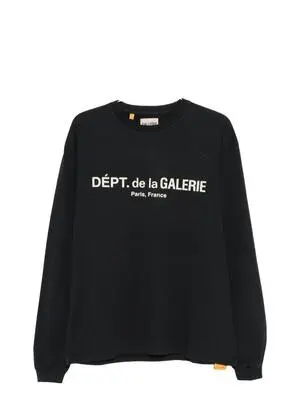 GALLERY DEPT. French Logo Long-sleeved T-shirt - Black