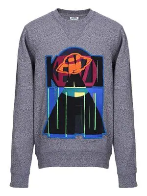 Kenzo Logo Round Neck Sweater - Gray