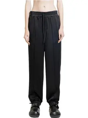 JIL SANDER Mid-rise Drawstring Trousers - Black