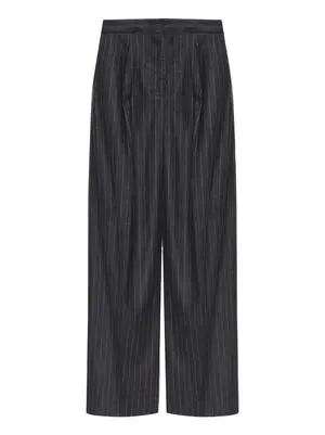 SPORTMAX Sportmax Belgio Striped Wide-Leg Trousers