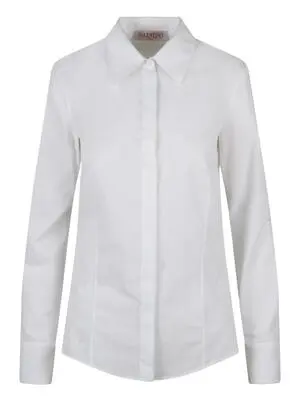 Valentino Garavani Long Sleeve Button-up Shirt - White