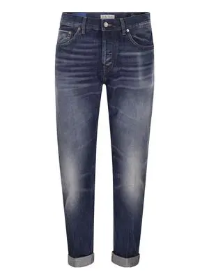DONDUP Icon Regular-fit Five-pocket Jeans - Black