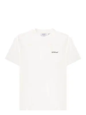 Off-White Floral Arrow Logo T-shirt - White