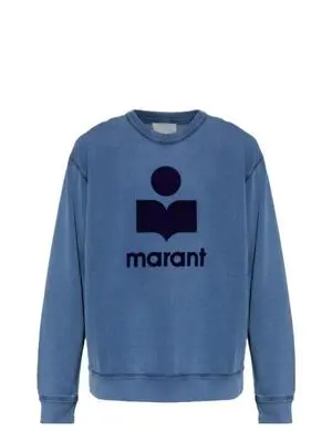Isabel Marant Étoile Crew Neck Long-sleeved Sweatshirt - Blue