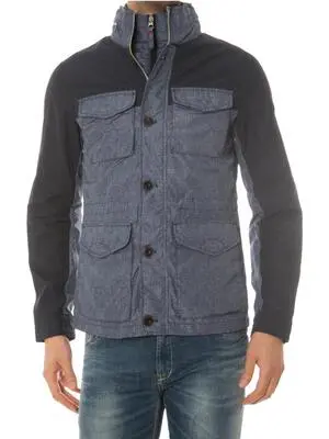 Emporio Armani Long Sleeve Denim Jacket - Blue